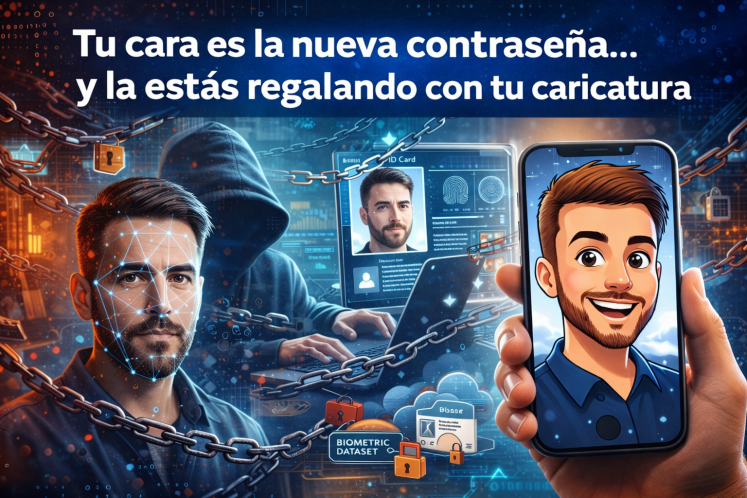 Tu cara es la nueva contraseña… y la estás regalando con tu caricatura ...